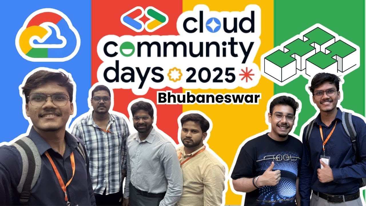 Google Cloud Community Day 2025 || GDG Bhubaneswar || Vlog - YouTube