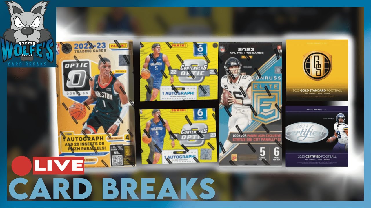 Wolfe's Card Breaks Live Group Breaks - YouTube