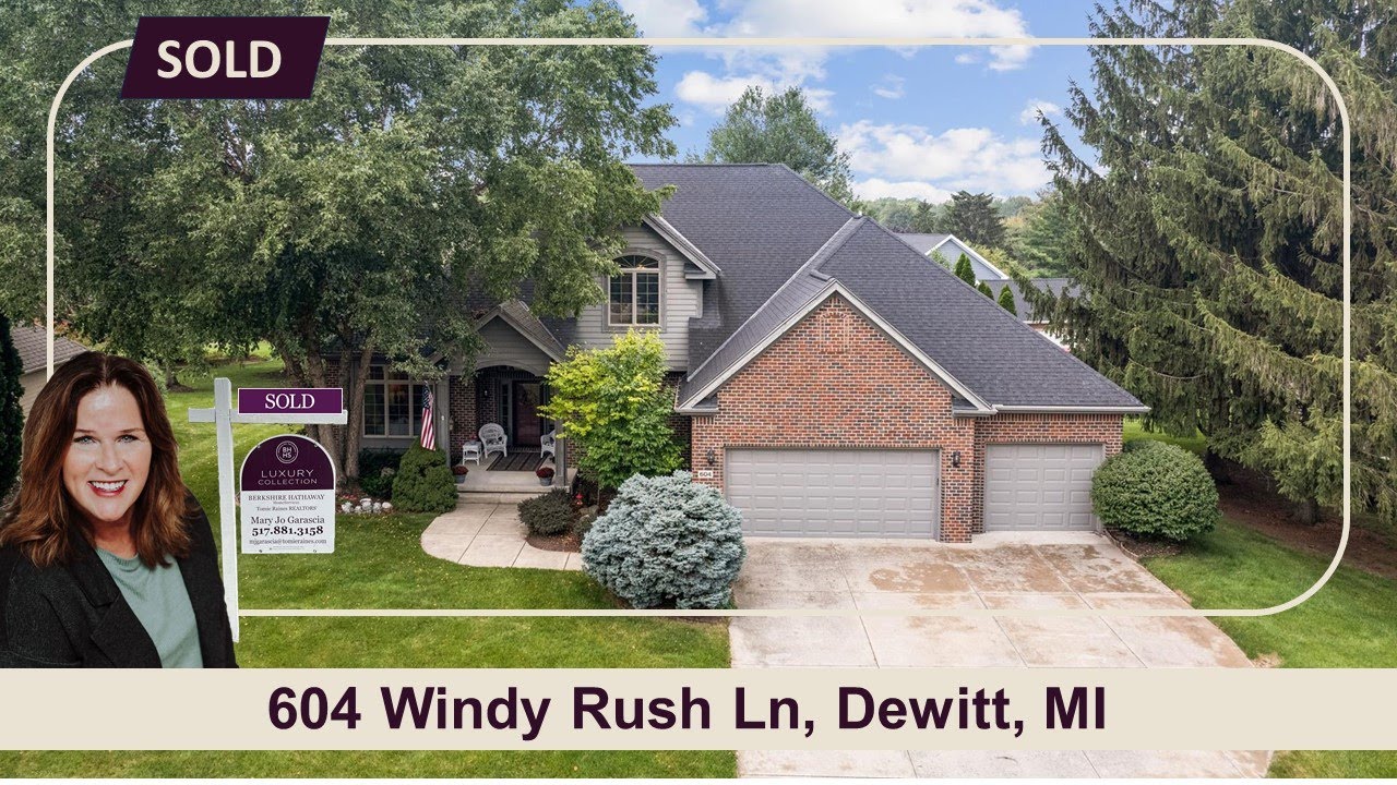 SOLD | 604 Windy Rush Lane, Dewitt by Realtor Mary Jo Garascia - YouTube