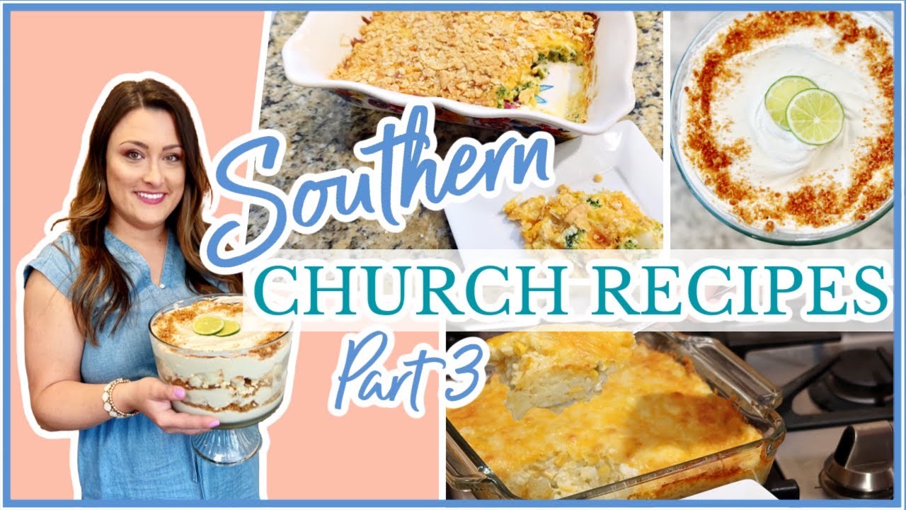 SOUTHERN COOKBOOK RECIPES PT.3 | SPRING CASSEROLES & DESSERT | COOK ...