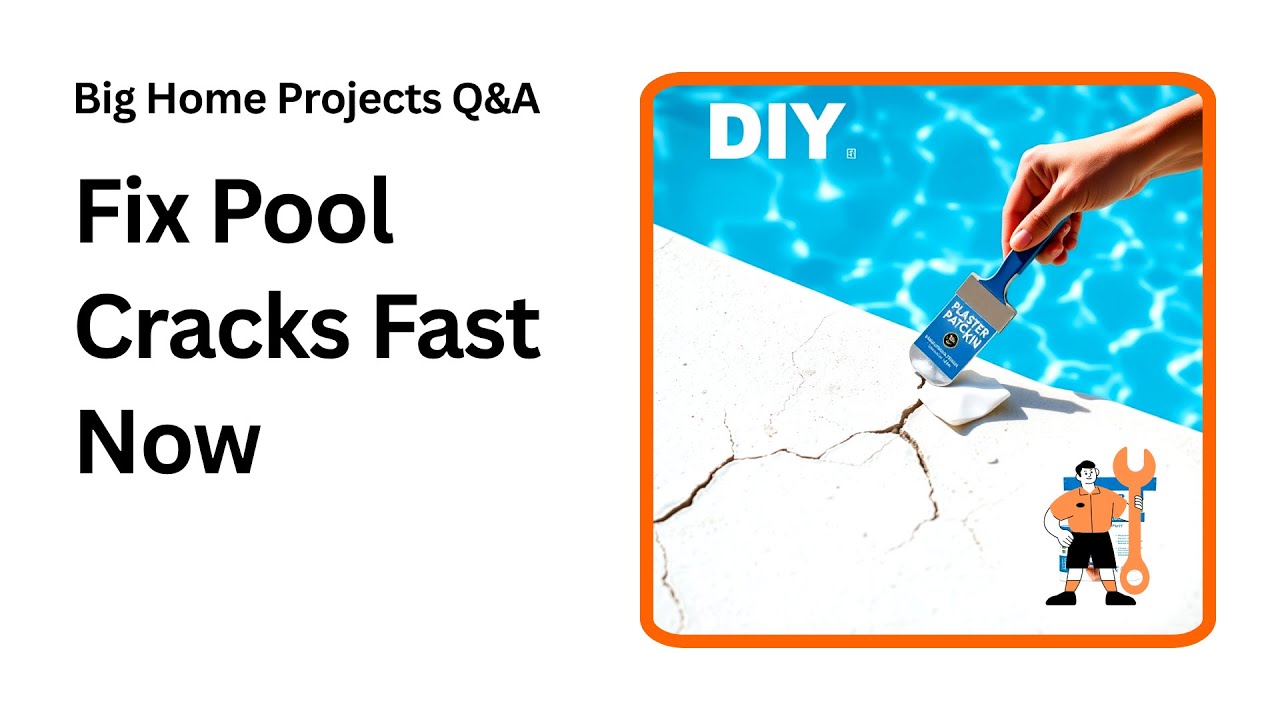 How to Fix Pool Plaster Cracks Fast and Easy - YouTube