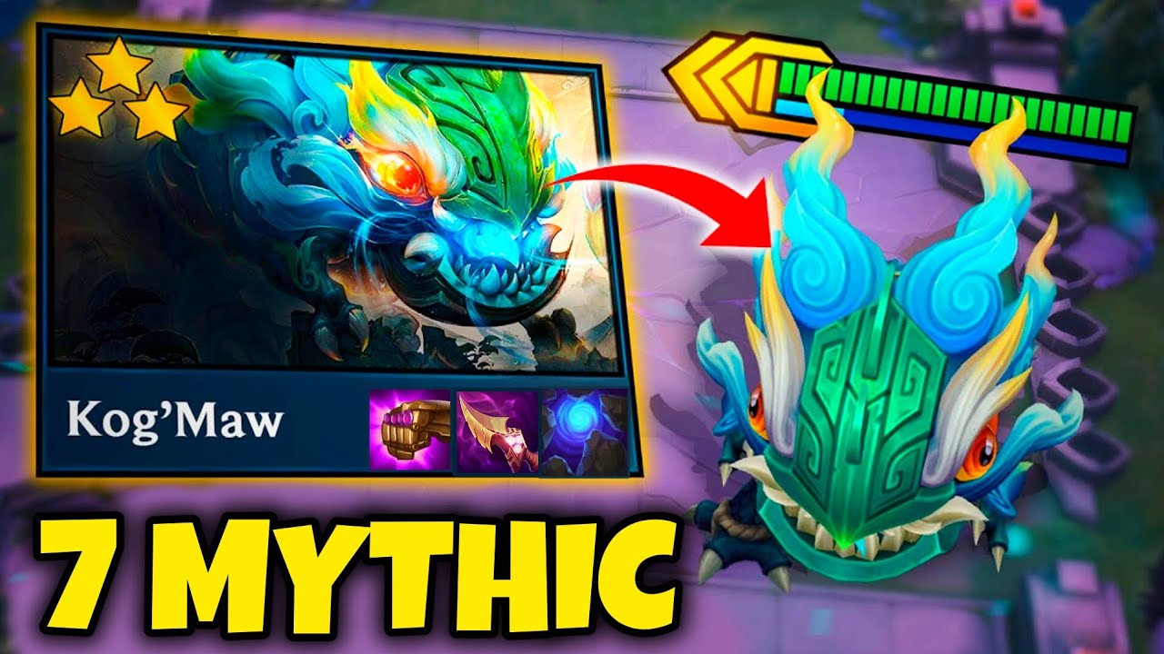 7 MYTHIC: Kog'Maw MELTS Everything! (My First Set 11 Win) | TFT Inkborn ...