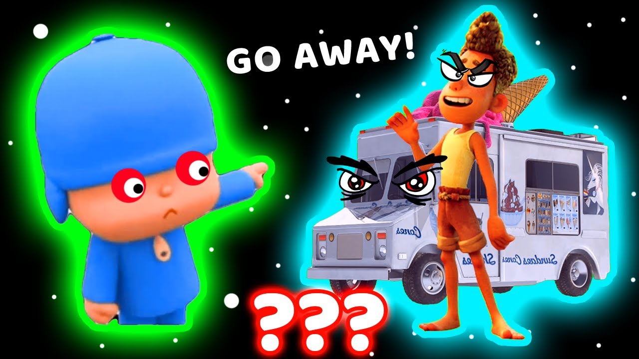 Pocoyo "GO AWAY" and Luca "NO" Sound Variations in 66 Seconds - YouTube