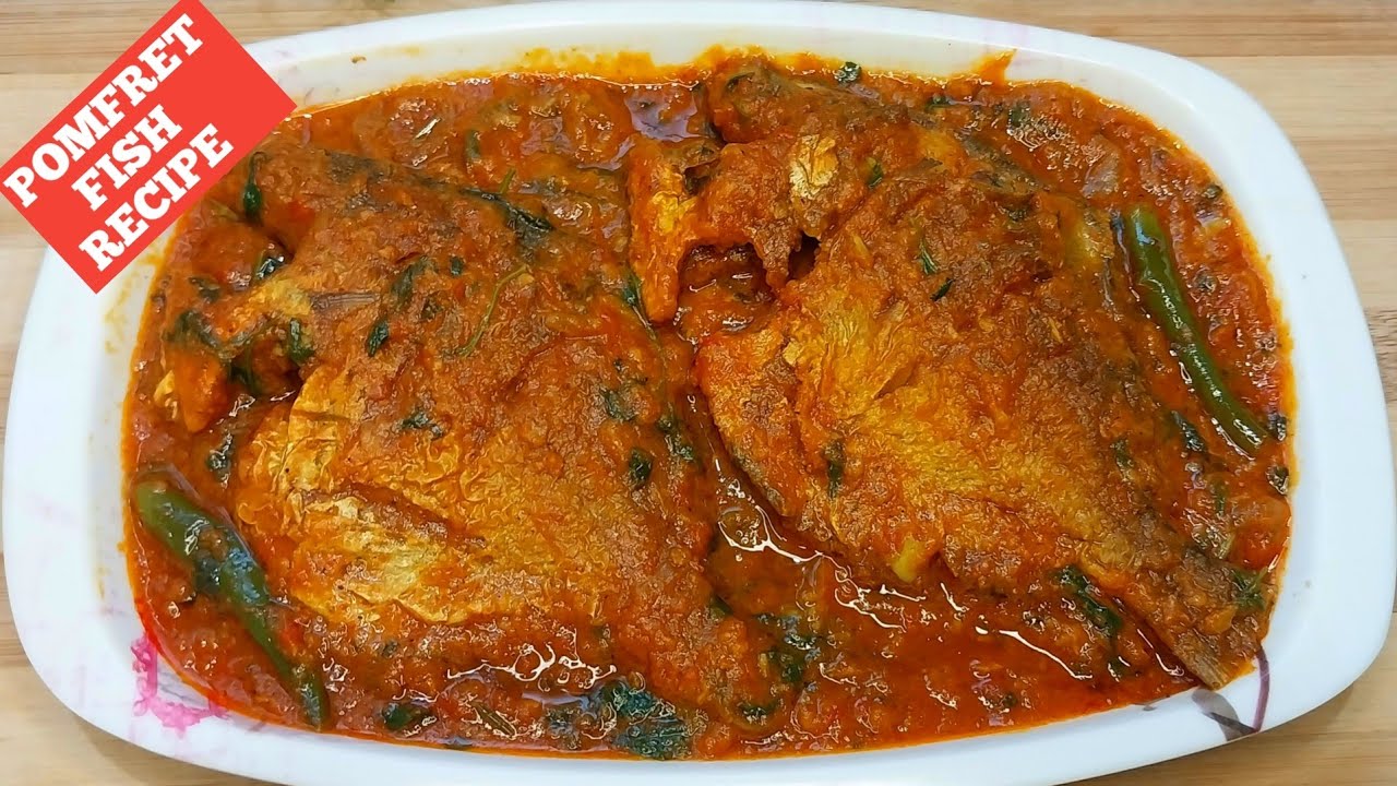 POMFRET FISH CURRY RECIPE|| POMFRET MASALA CURRY|| - YouTube