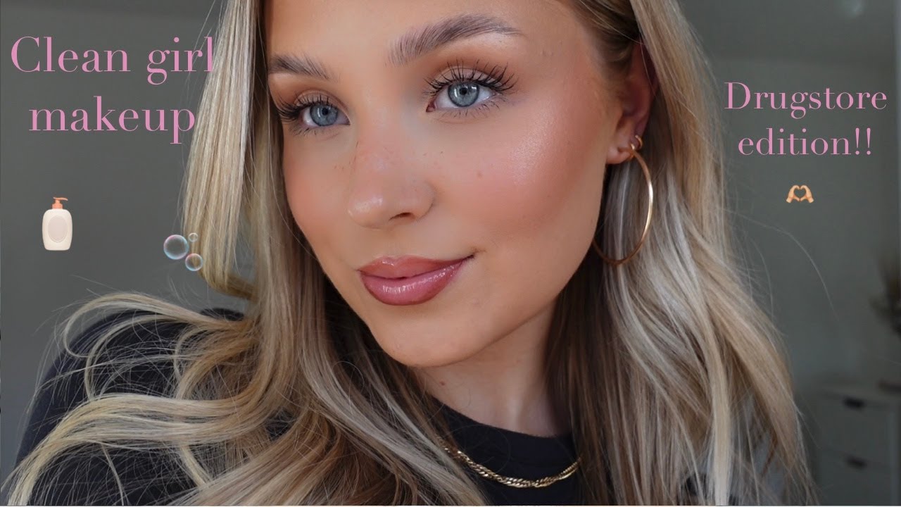 Clean girl makeup routine 🫧🎀🫶🏼drugstore edition !!!! - YouTube
