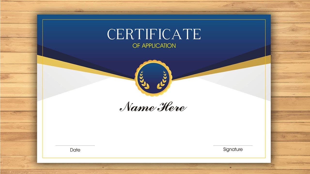 Certificate design in corel draw | Corel Draw main certificate bananay ...