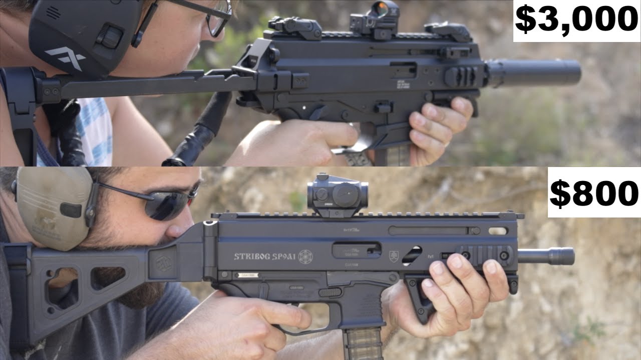 $800 Stribog VS. $3,000 APC9K - YouTube