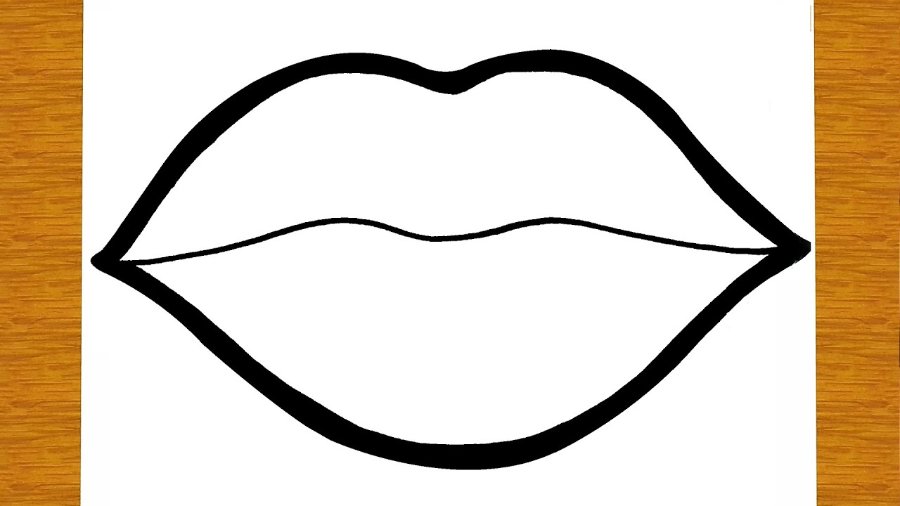 HOE TE TEKENEN LIPPEN | Gemakkelijke tekeningen voor kinderen - YouTube