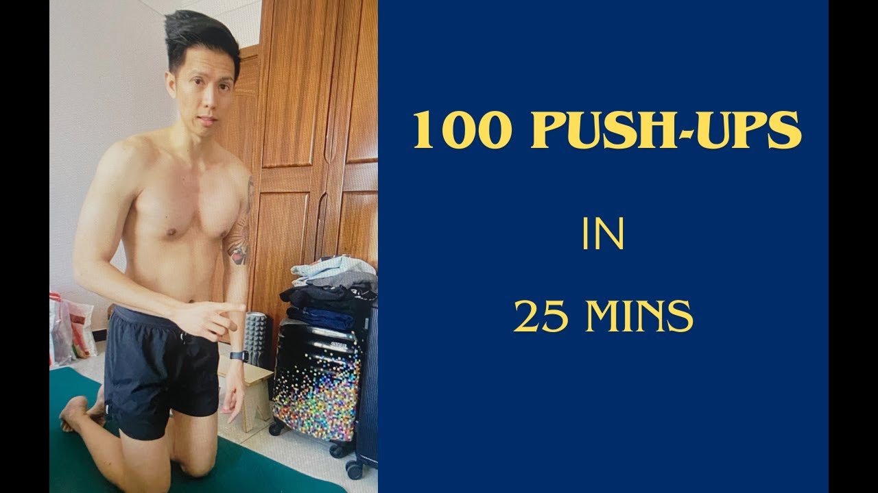 100 Push ups in 25 mins | Home Workout - YouTube