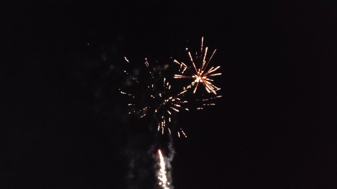 Whistle to Brocade crown 50 shots firework - YouTube