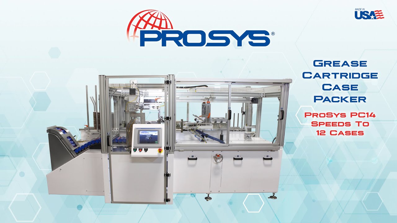 PC14 Grease Case Packer - YouTube