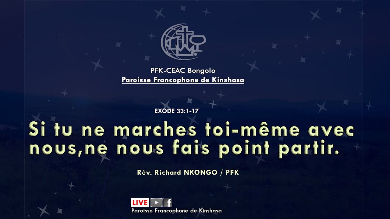 SI TU NE MARCHE TOI-MEME AVEC NOUS, NE NOUS POINT PARTIR || REV RICHARD ...