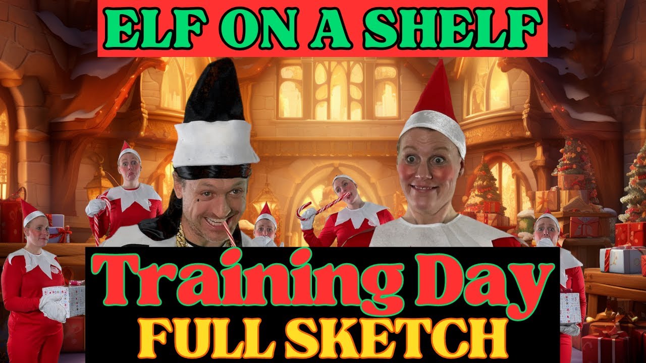 Elf On The Shelf First Elf Training Day: FULL SKETCH - YouTube