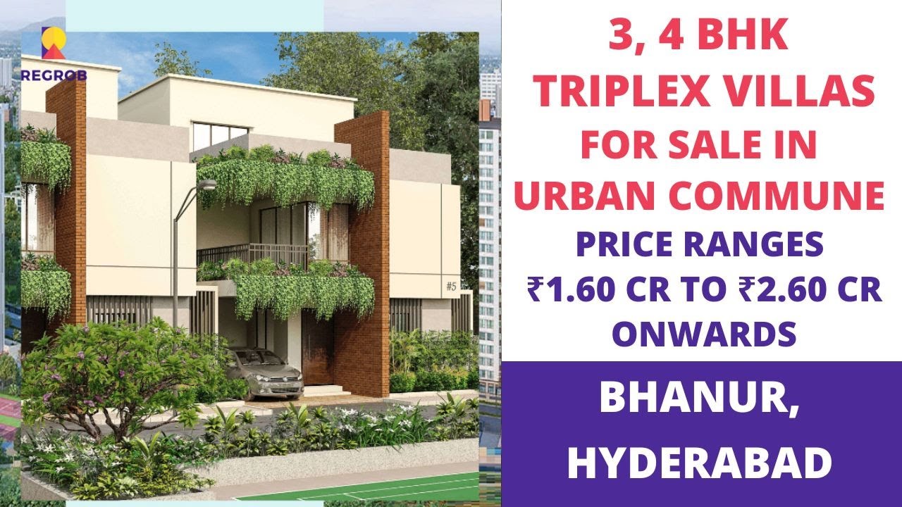 Urban Commune | ☎+91-9205289974 | 3, 4 BHK Villas For Sale in Bhanur ...