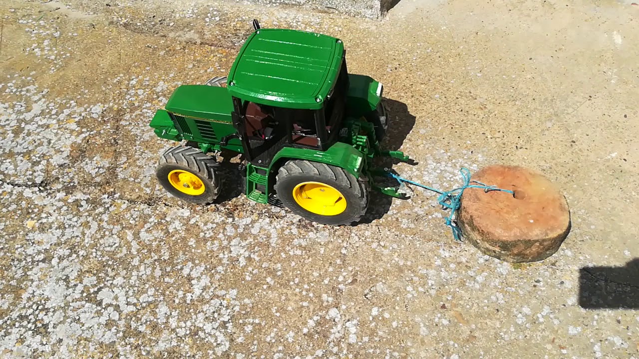 Tractor Radio Control esc. 1:9 - YouTube