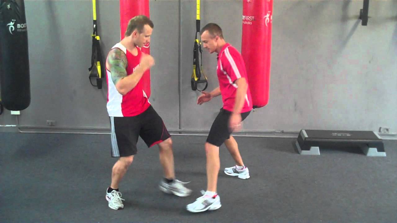 Toe touch boxing drill with Healthy Lifestyle Clinic - YouTube