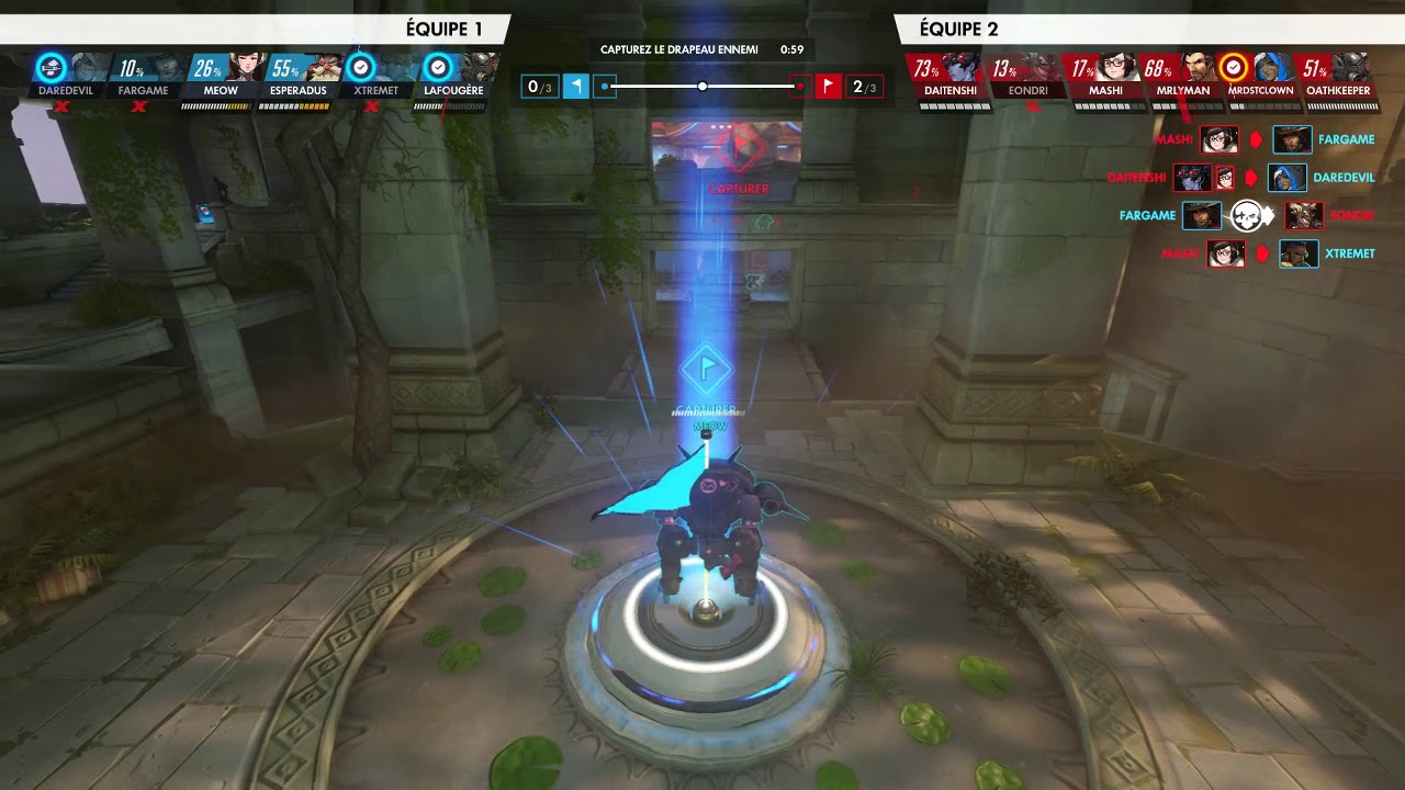 Dva bot in overwatch CTF - YouTube