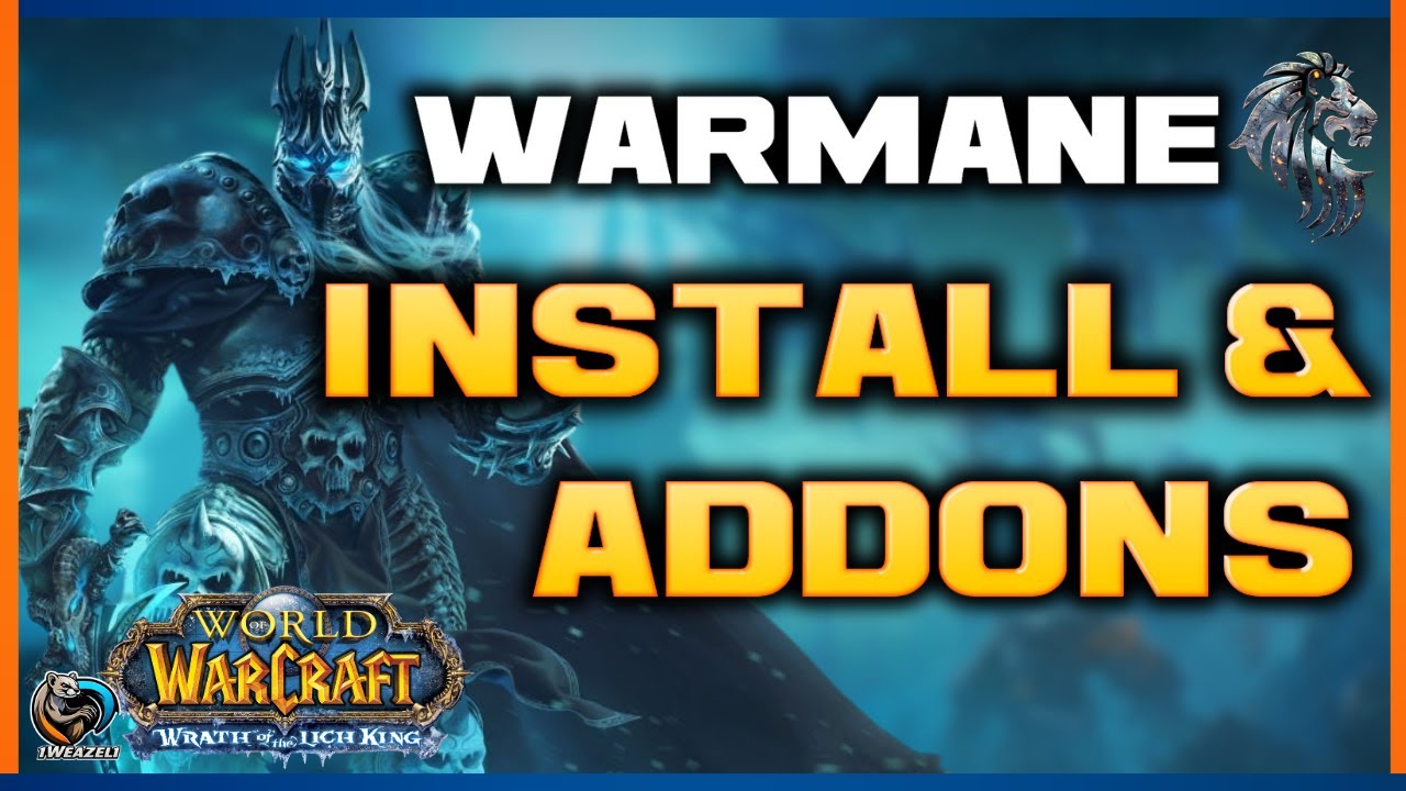 WARMANE WOTLK (Wrath of the lich King) GUIDE & ADDONS 2023 #wowclassic #warmane - YouTube
