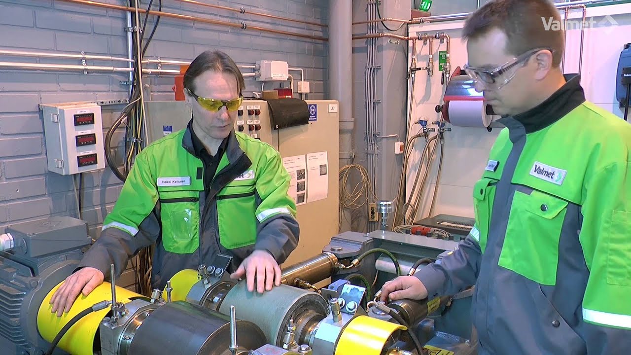 Valmet roll cover development: Testing beyond limits - YouTube