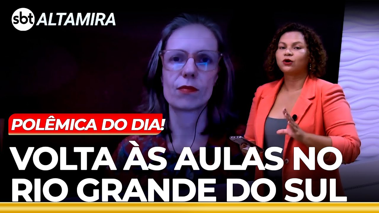 Volta às aulas no Rio Grande do Sul | SBT Altamira - YouTube