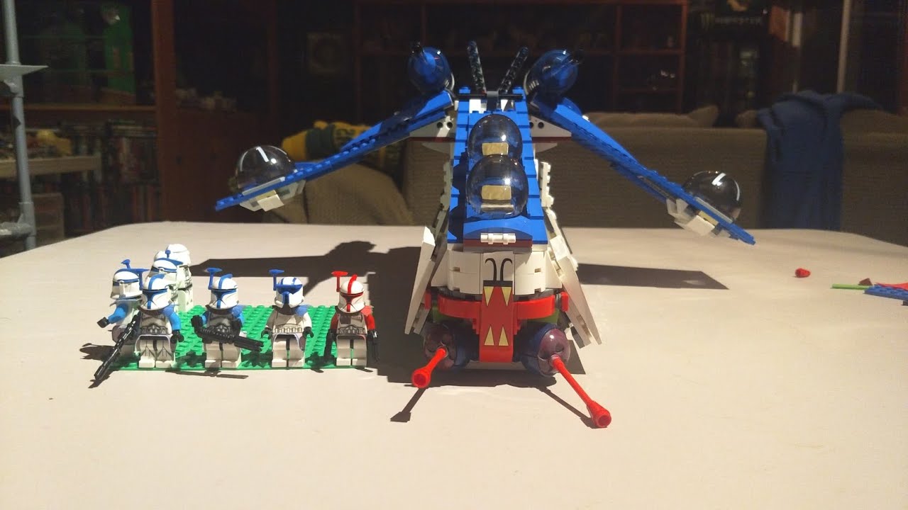 Lego custom Muunilinst 10 gunship - YouTube