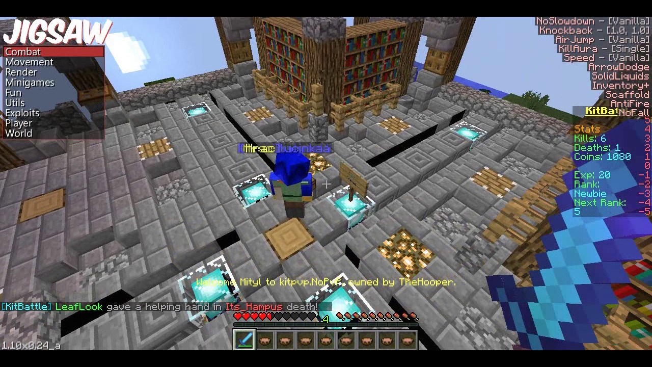 Minecraft-Server-Wasabi Craft-Fajne hacky - YouTube