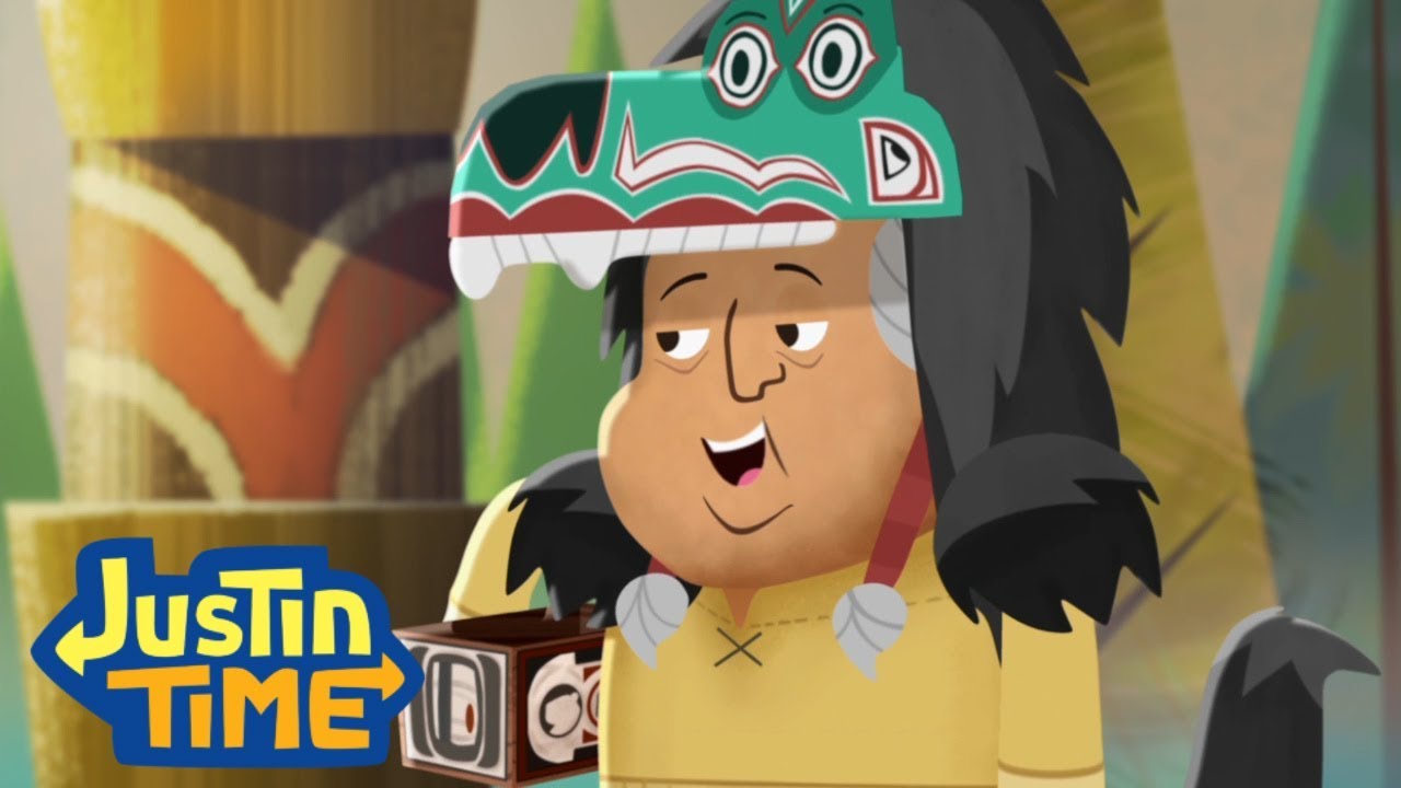 Meet the Chief of the Wolf Tribe | Justin Time Season 2 Episode Clip ...