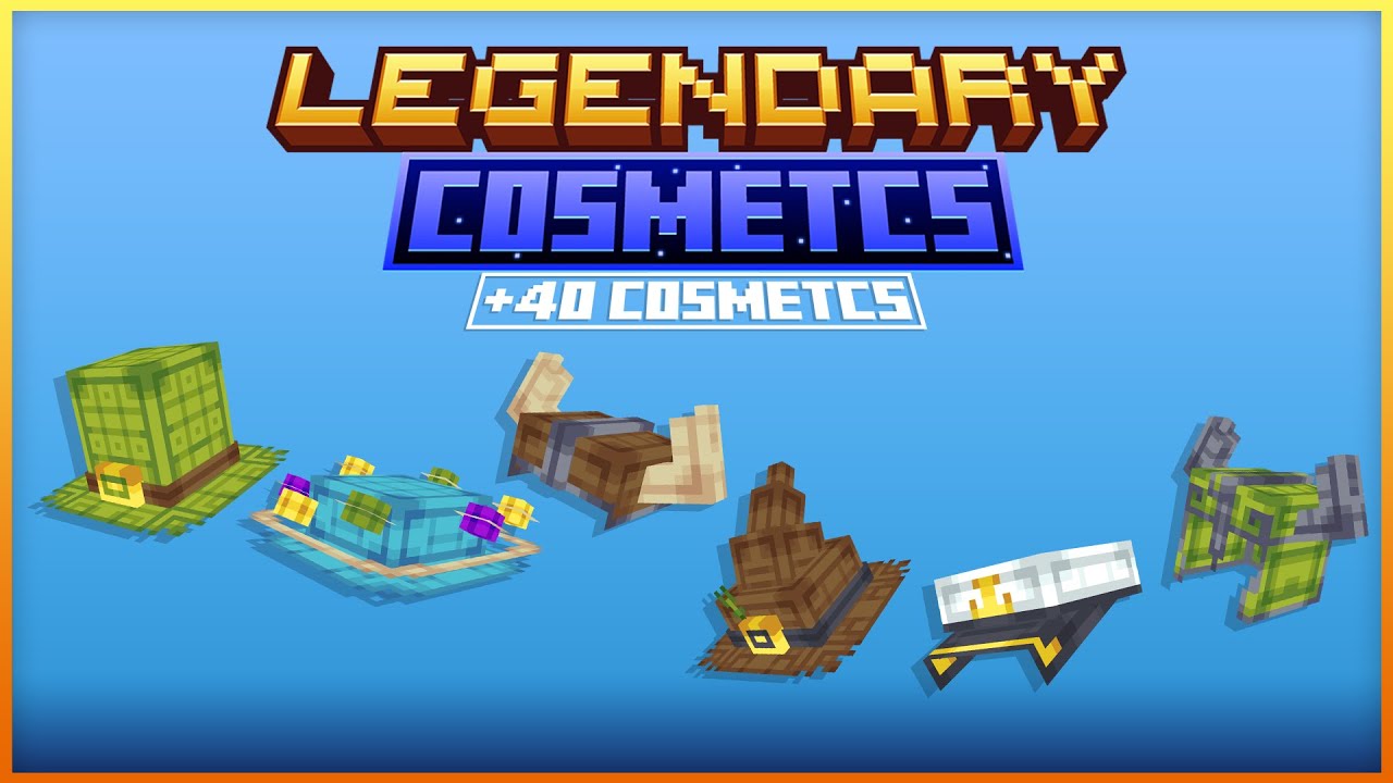 Minecraft Legendary Cosmetics! [Blockbench, Itemsadder, Oraxen] - YouTube