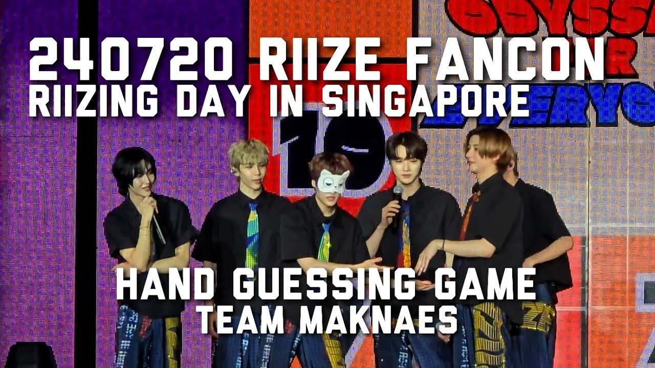 Hand Guessing Game — Team Maknaes [240720 RIIZE – Riizing Day in ...