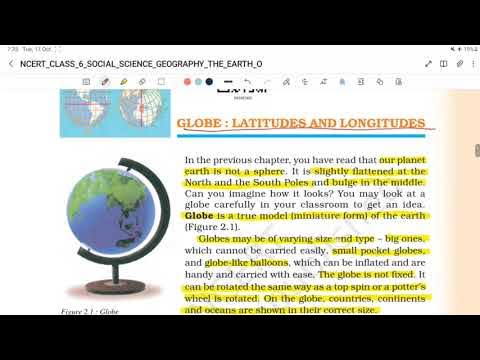 NCERT GEOGRAPHY CLASS 6 CHAPTER 2 - YouTube