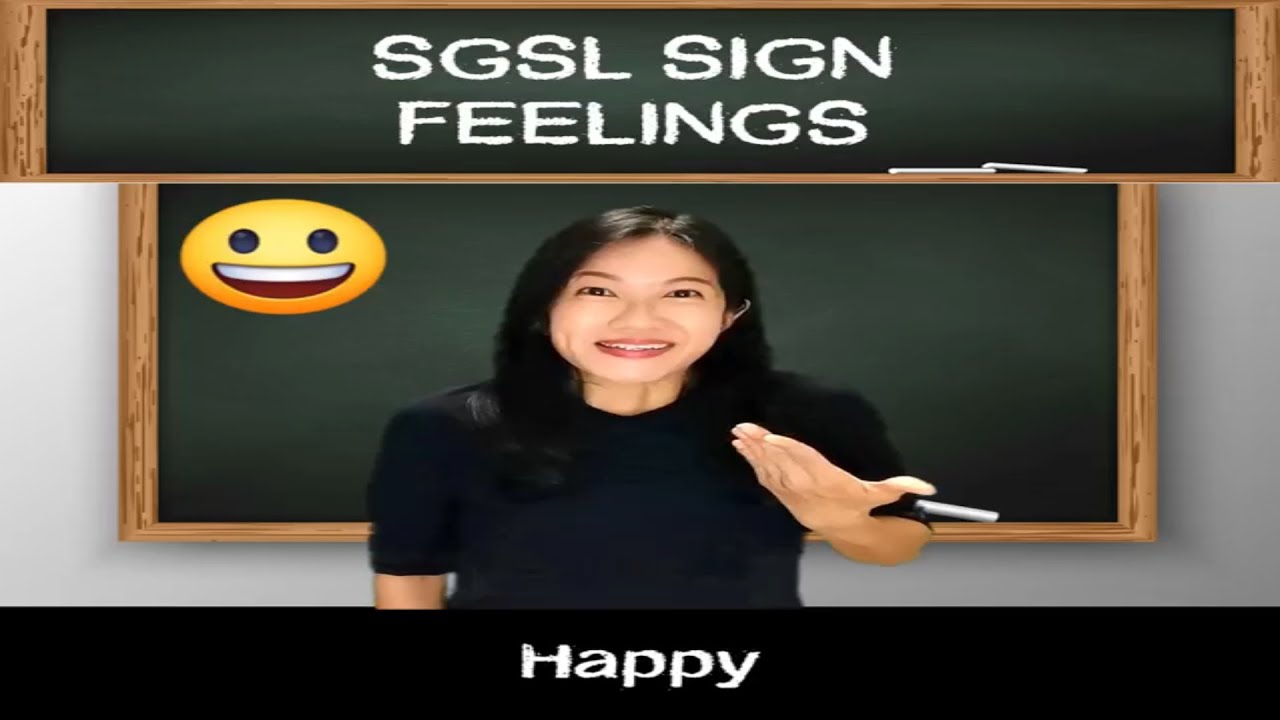 Singapore Sign Language SgSL: Feelings - YouTube
