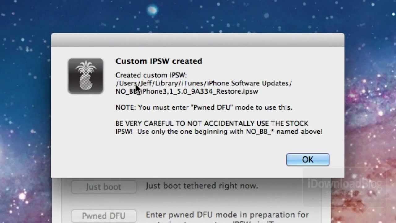 How to Upgrade to iOS 5 And Preserve Your iPhone Baseband For Unlock ...