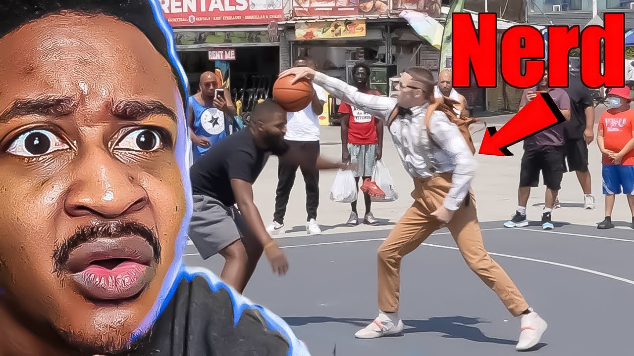 Nerd Exposes Hostile Hoopers at Venice Beach - professor live - YouTube