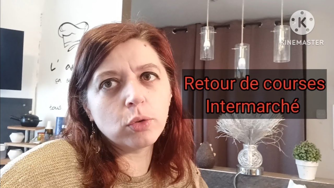 Vlog Retour De Courses Intermarché 😍 Youtube