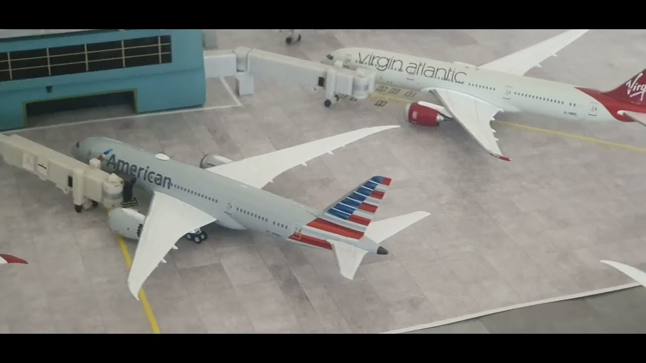 1/400 Scale London Heathrow Model Airport Update 18 - YouTube