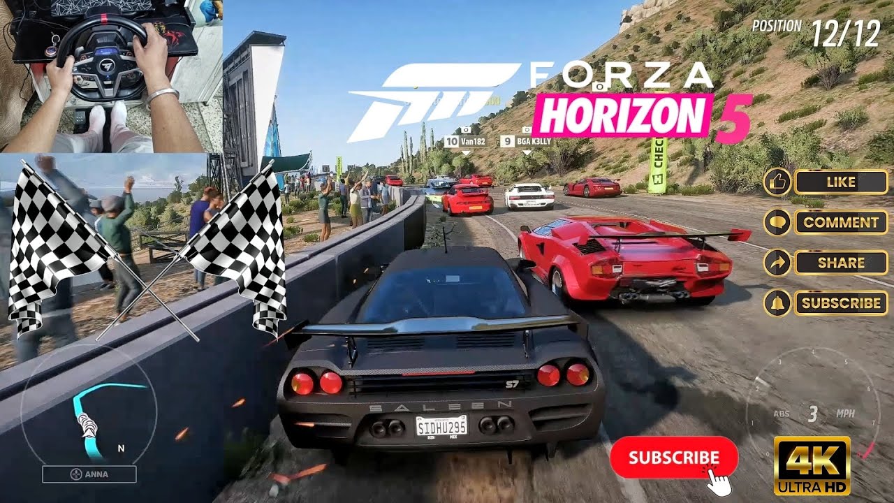FORZA HORIZON 5 Episode-77 CAR 🚗 Racing 🏎️ With Staring Well 4k video ...
