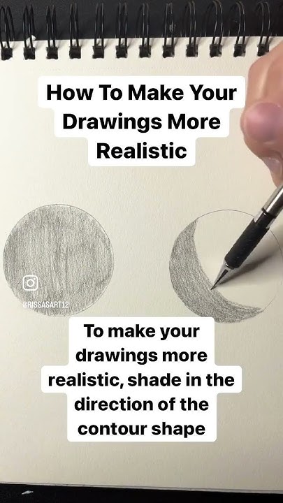 How To Make Your Drawings more Realistic: Part 1 - YouTube