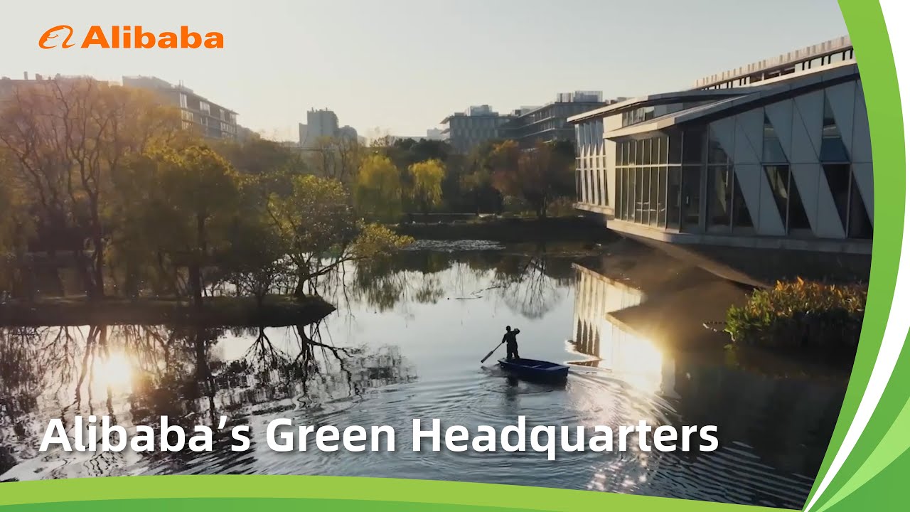 How Alibaba Deploys Green Technologies At Its Offices - YouTube