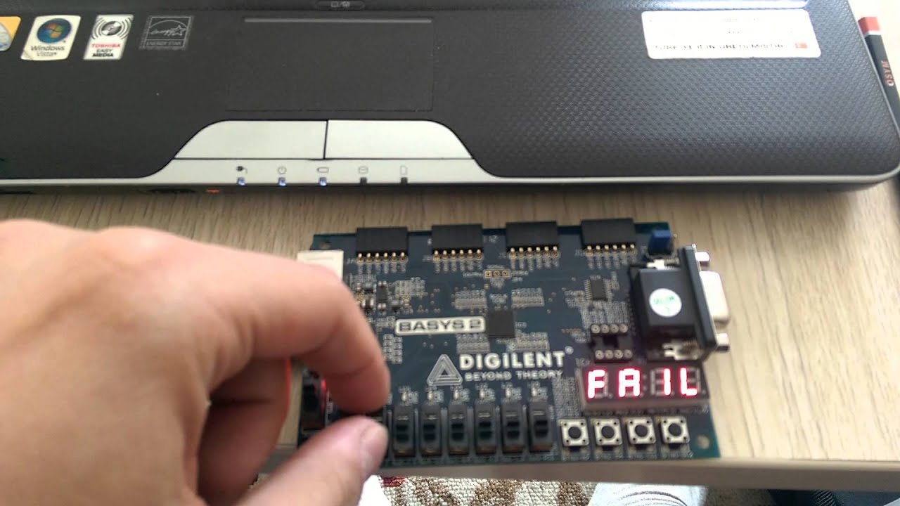 Fpga code locking system - YouTube