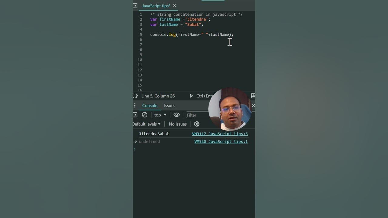 String Concatenation Or Joining In Javascript Shorts Coding Jsbyjs Youtube