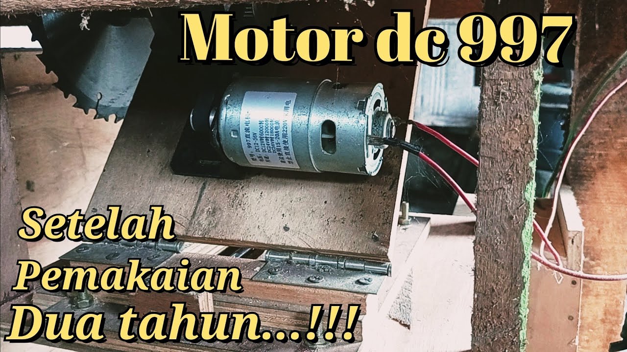 Review table saw motor dc 997 setelah pemakaian dua tahun - YouTube