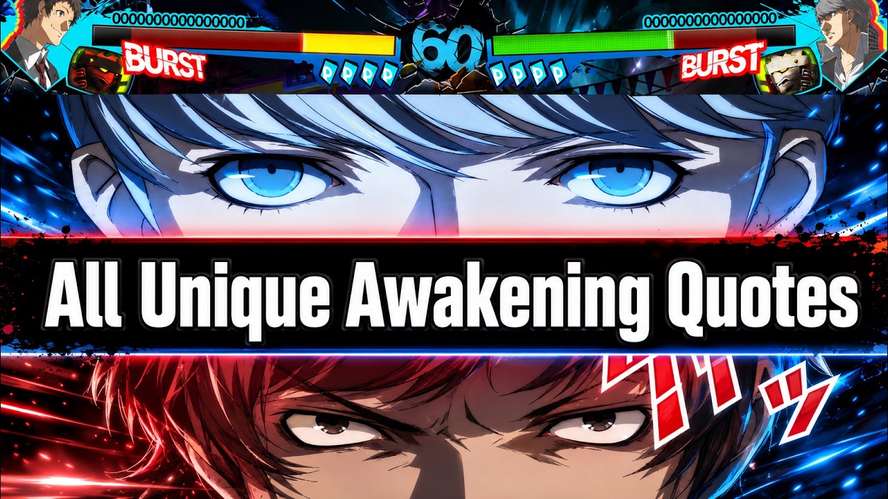 All Unique Awakening Quotes | Persona 4: Arena Ultimax - YouTube