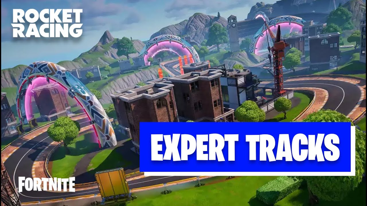 Fortnite - Rocket Racing - All Expert Tracks - No Commentary Gameplay ...
