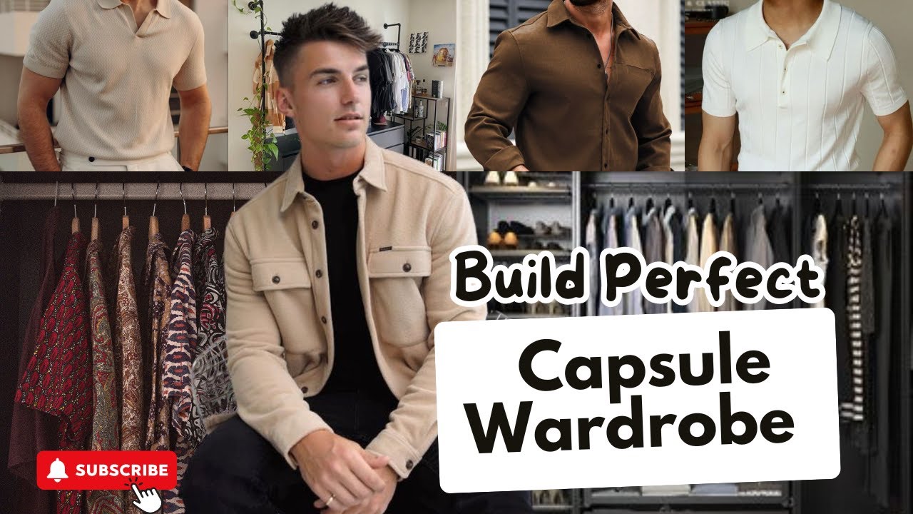 10 Essential Tips to Build Capsule Wardrobe for Men - YouTube