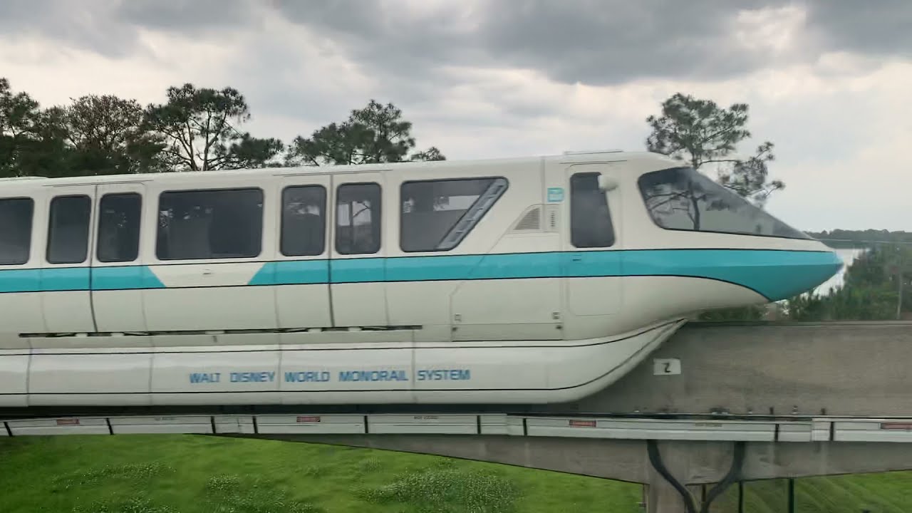 Walt Disney World Express Monorail TTC to Magic Kingdom Full Ride HD ...