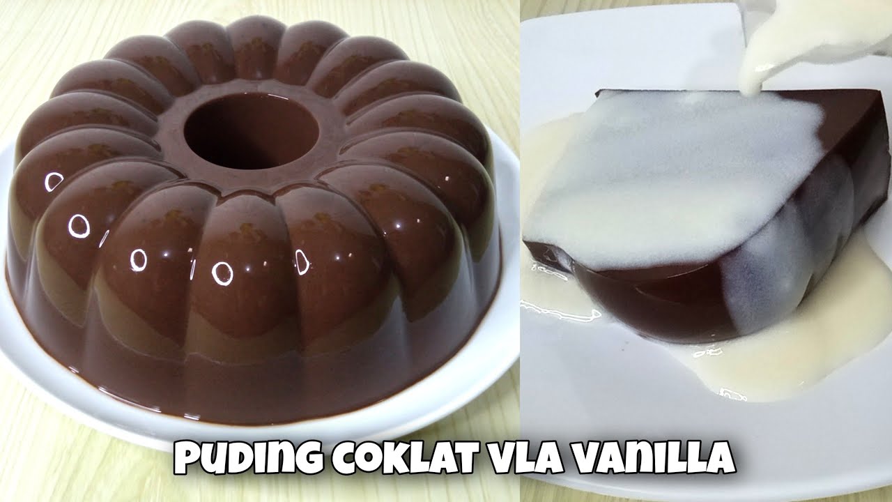 Resep puding coklat vla vanilla paling enak dan lembut wajib coba ...
