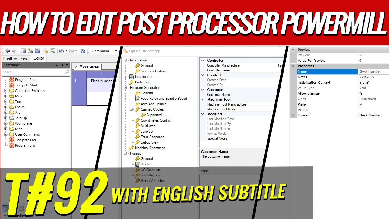 Powermill post processor editor – powermill 4 post processor – powermill 5 axis post processor ...