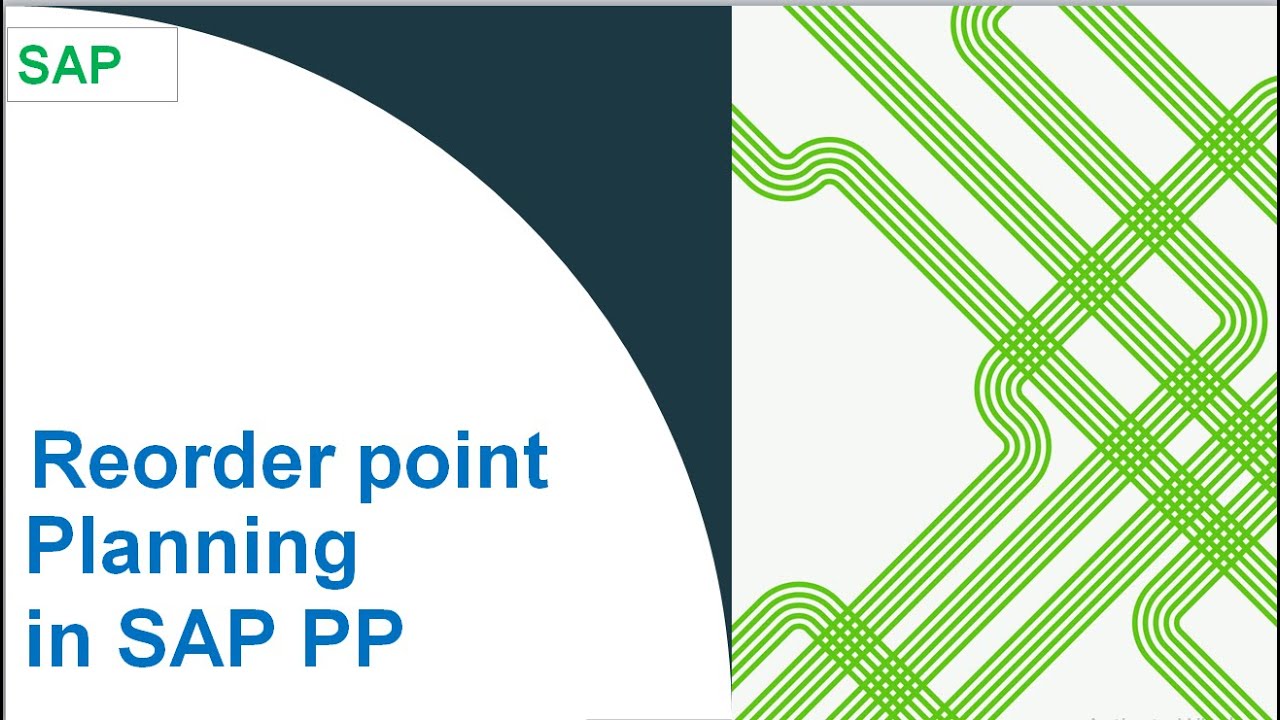 Automatic Reorder Point (ROP) | SAP Reorder Point Planning| Automatic / Manual Reorder Point ...