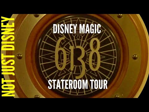 STATEROOM 6138 ON DISNEY MAGIC Room Tour Deluxe Ocean View with ...