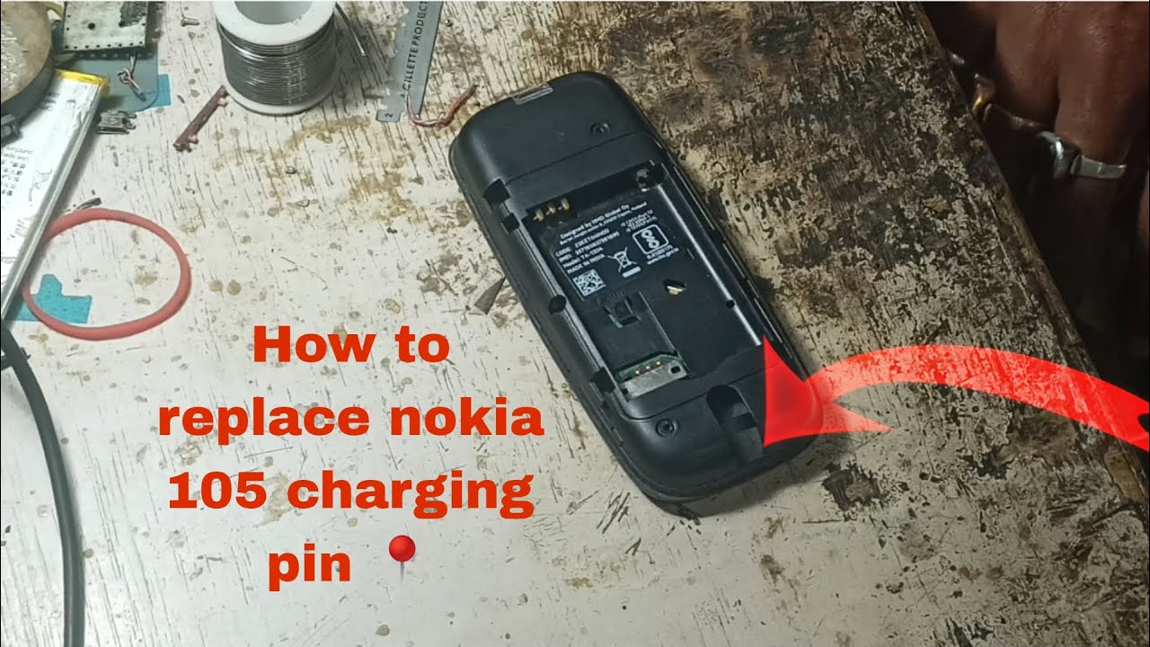 How To Replace Nokia 105 Charging Pin Youtube